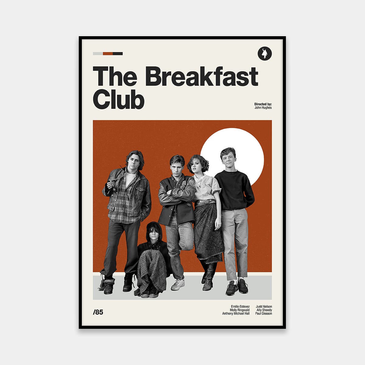 The Breakfast Club | Plan9Studio | Modern Retro Art Prints
