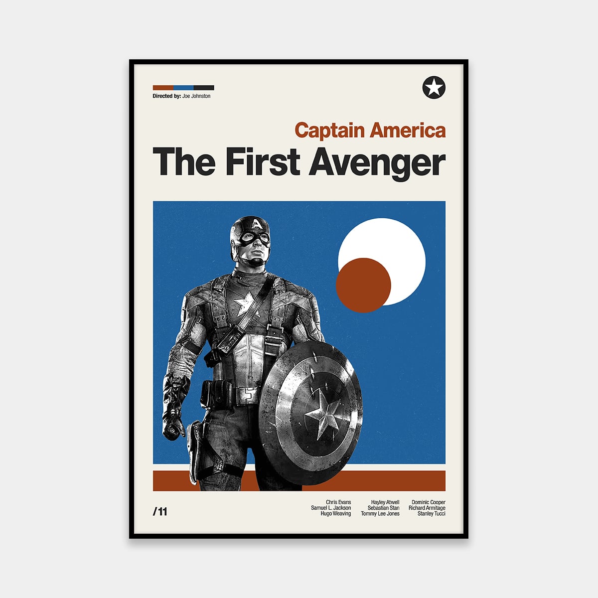 Captain America: The First Avenger | Plan9Studio | Modern Retro Art Prints