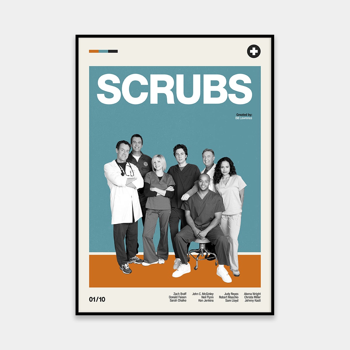 Scrubs | Plan9Studio | Modern Retro Art Prints