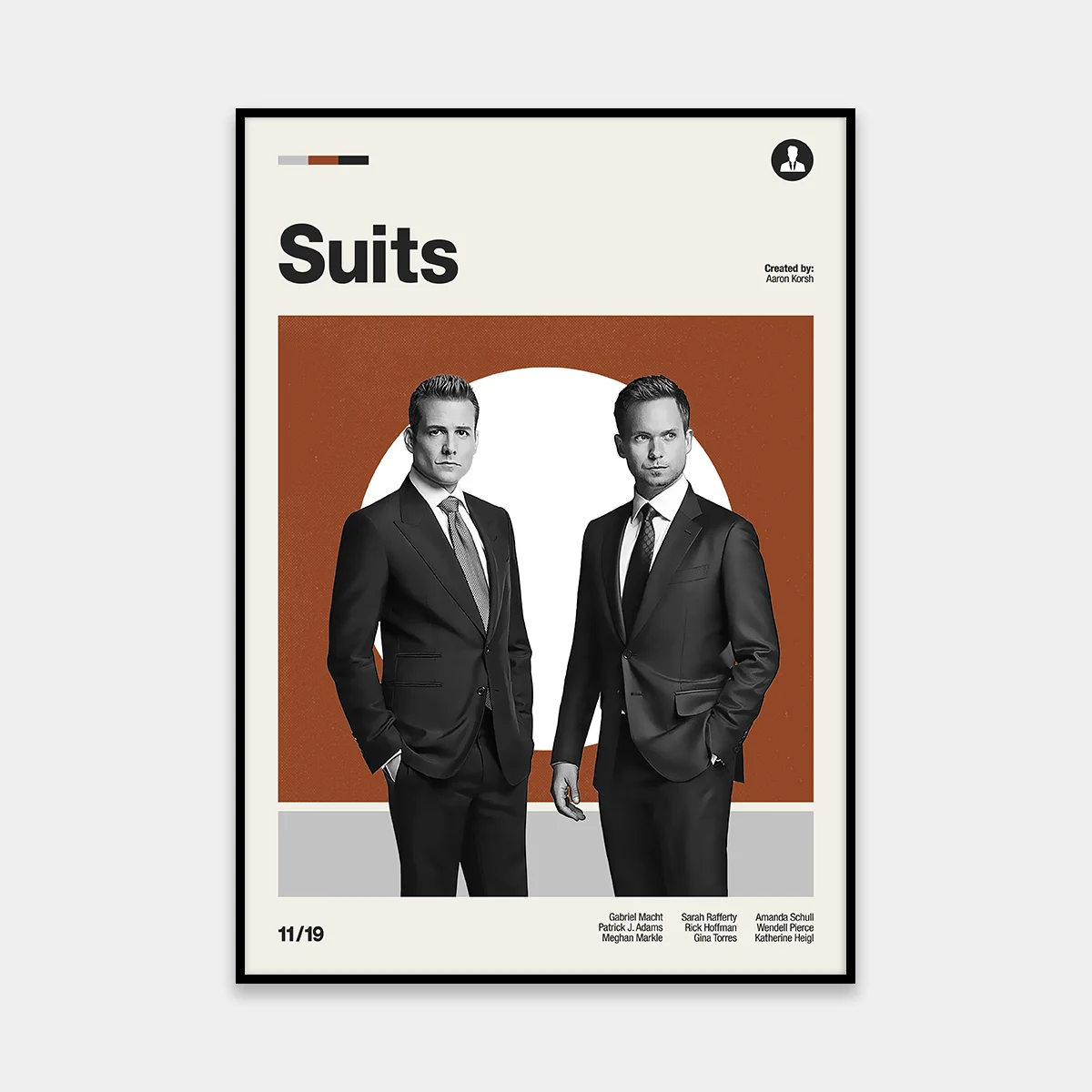 Suits | Plan9Studio | Modern Retro Art Prints